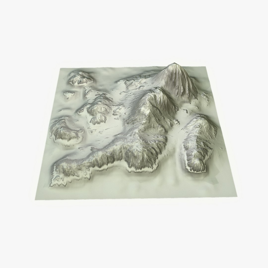 3d Tropical Island Terrain 9