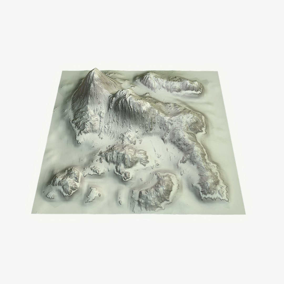 3d Tropical Island Terrain 9