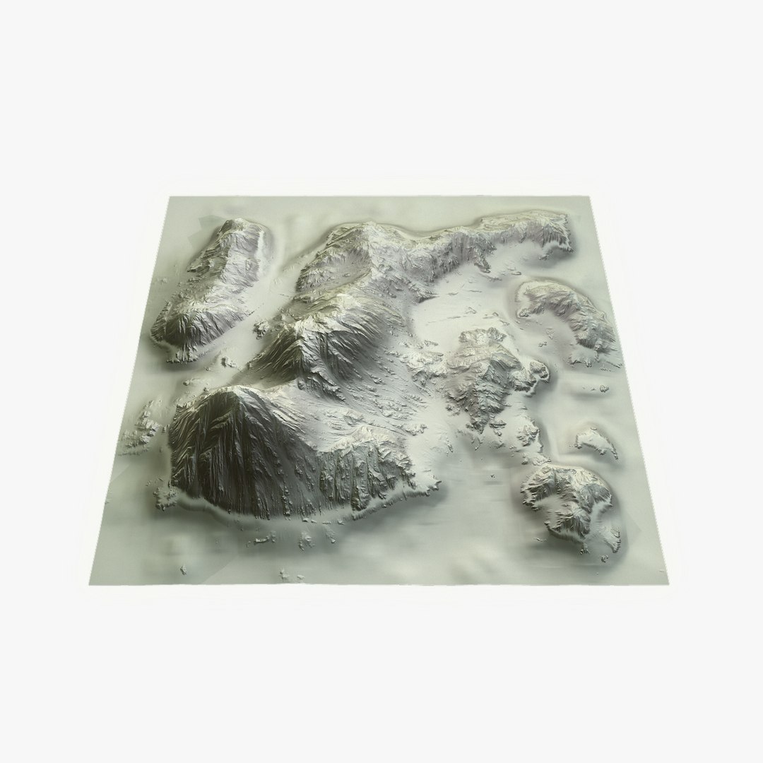 3d Tropical Island Terrain 9