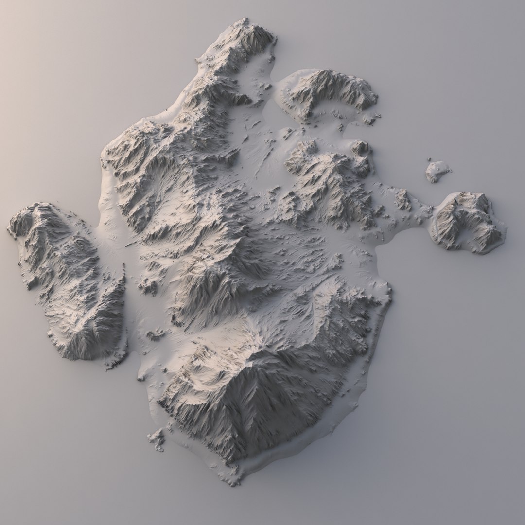 3d Tropical Island Terrain 9