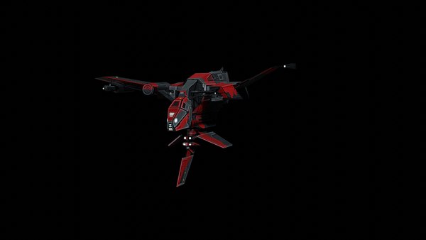 3D Red Fighter Game Asset - TurboSquid 1821971