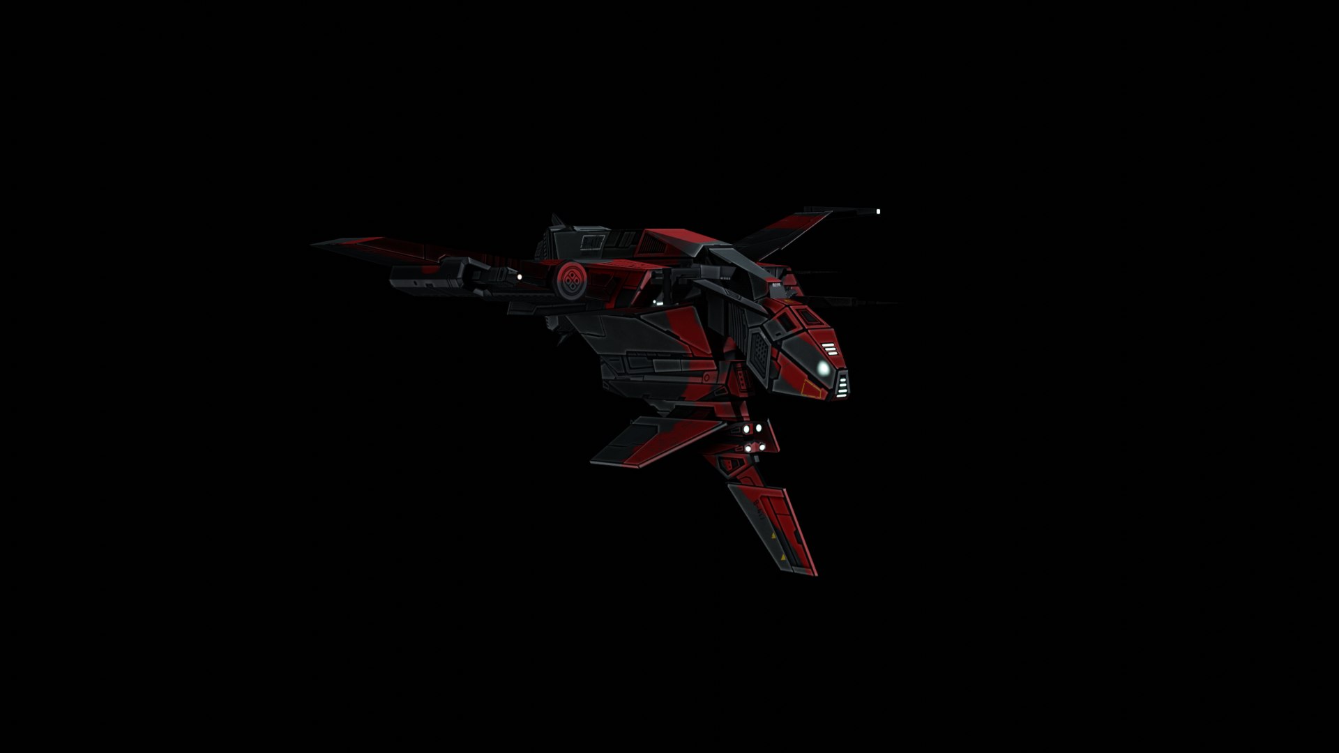 3D Red Fighter Game Asset - TurboSquid 1821971