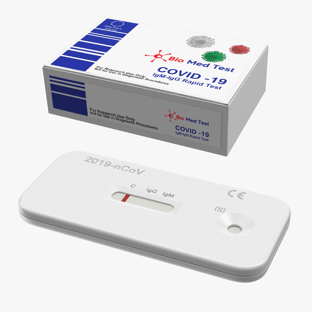 Covid 19 Rapid Diagnostic Model - TurboSquid 1595615