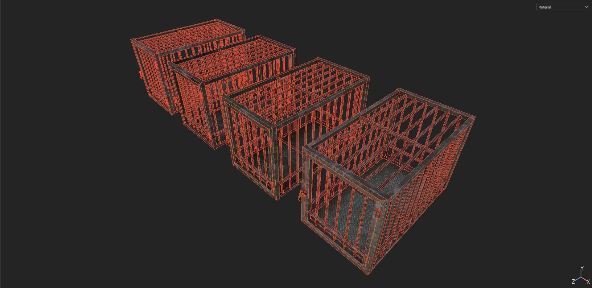 Cages Pack 3D Model - TurboSquid 2091843
