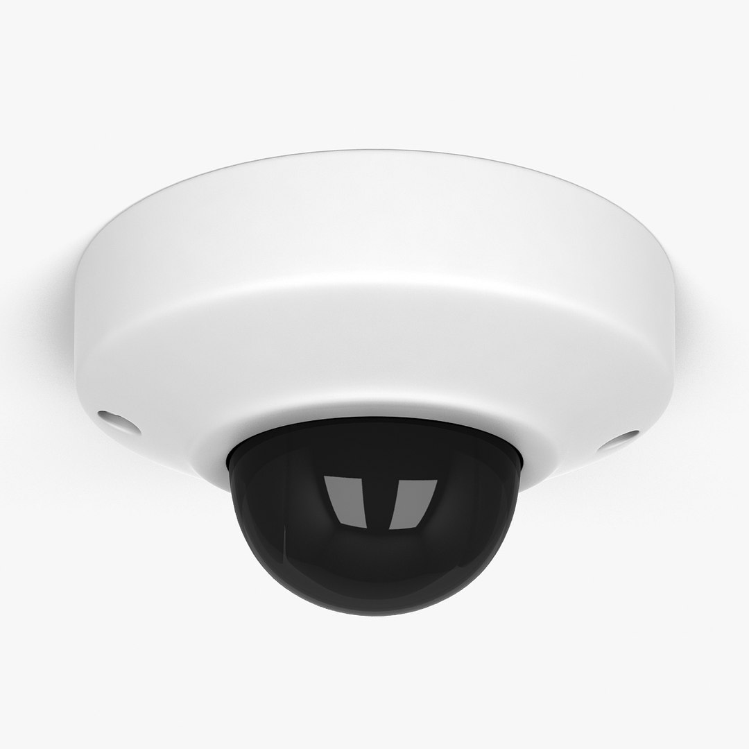 3d Security Dome Camera Model