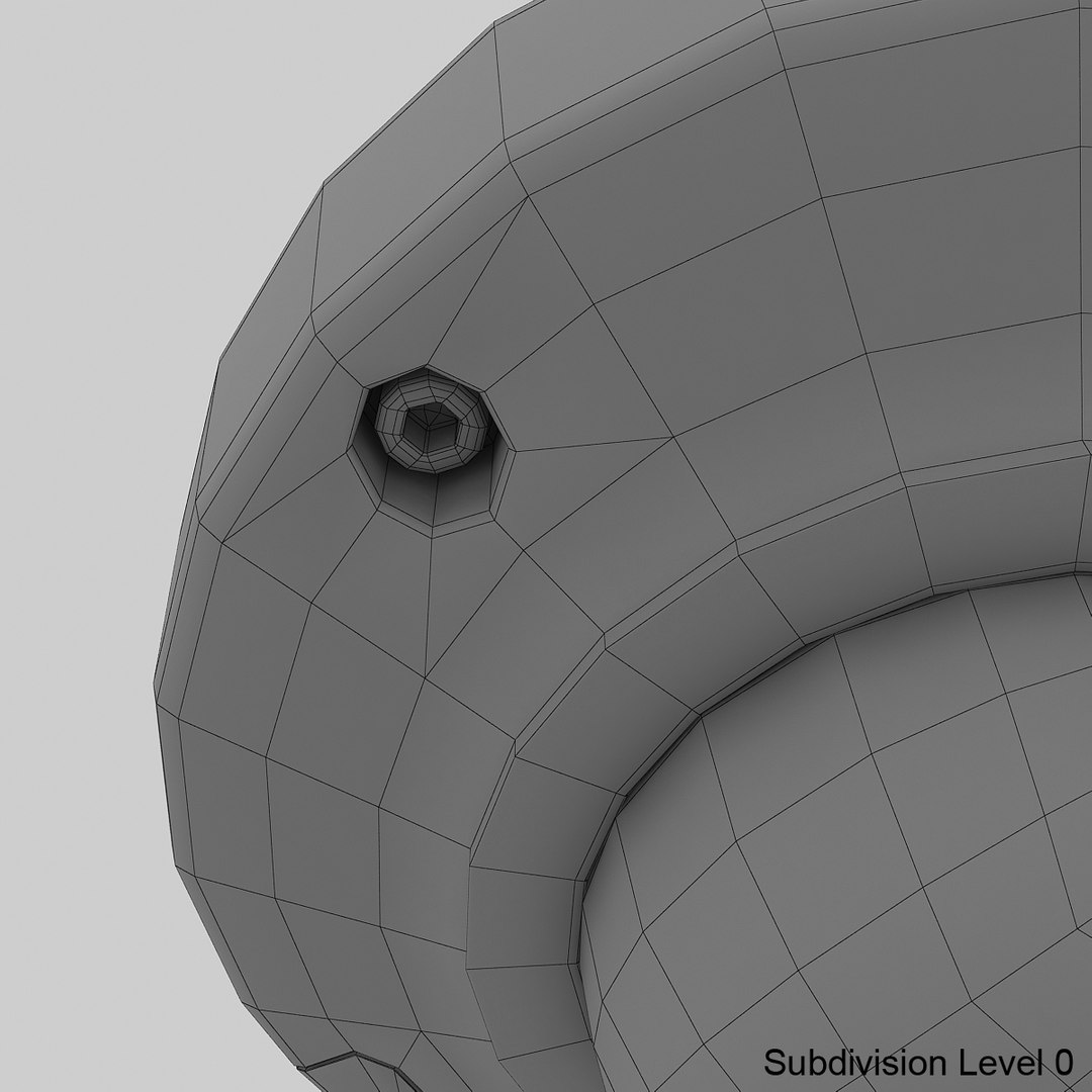 3d Security Dome Camera Model