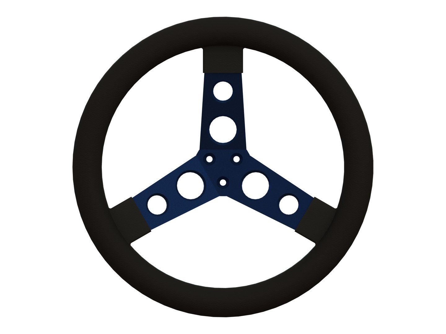 3D Custom Steering Wheel 3 Spoke For Go Kart Model - TurboSquid 2176815