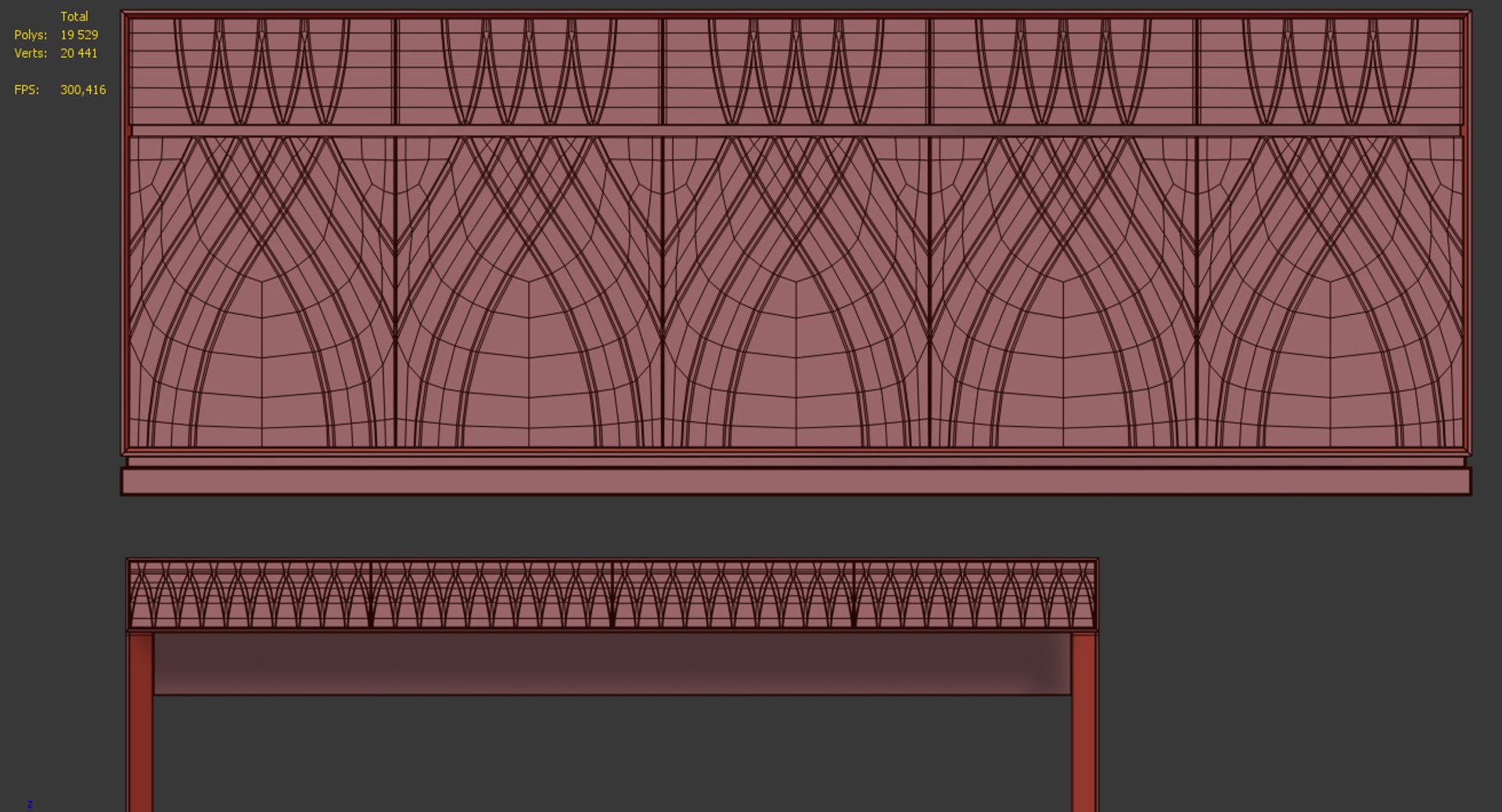 3D Model Jersey Smania Console Table - TurboSquid 1414358