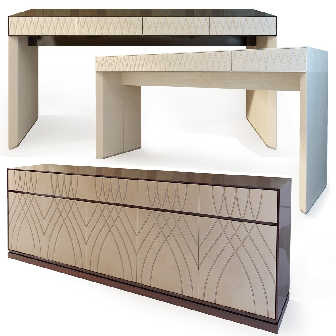 3D Model Jersey Smania Console Table - TurboSquid 1414358