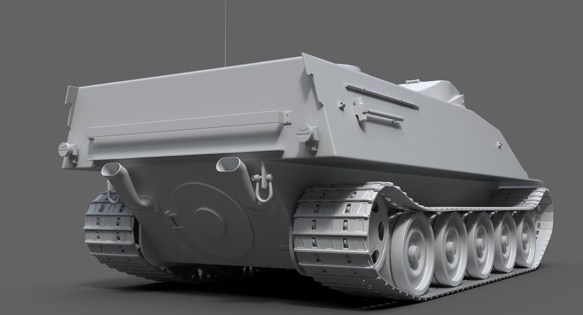 3D Franch Heavy Tank Amx Model - TurboSquid 1335895