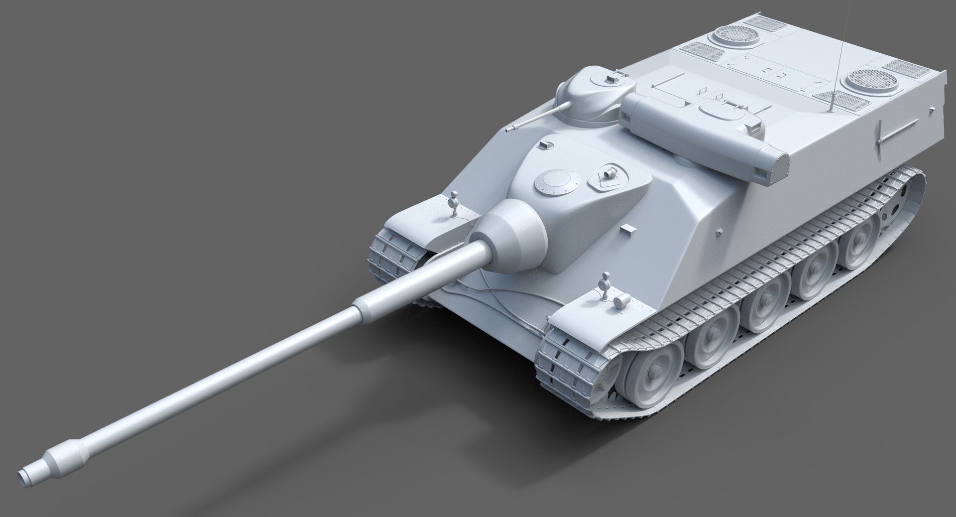 3D Franch Heavy Tank Amx Model - TurboSquid 1335895