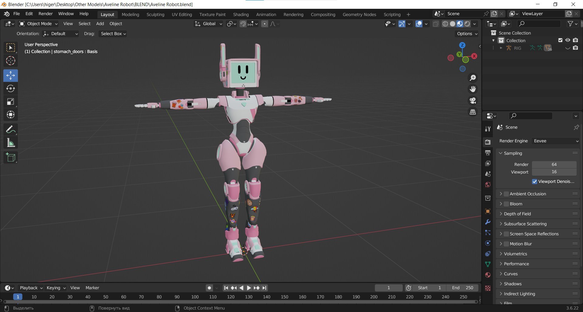 Aveline Robot 3D Model - TurboSquid 2406467
