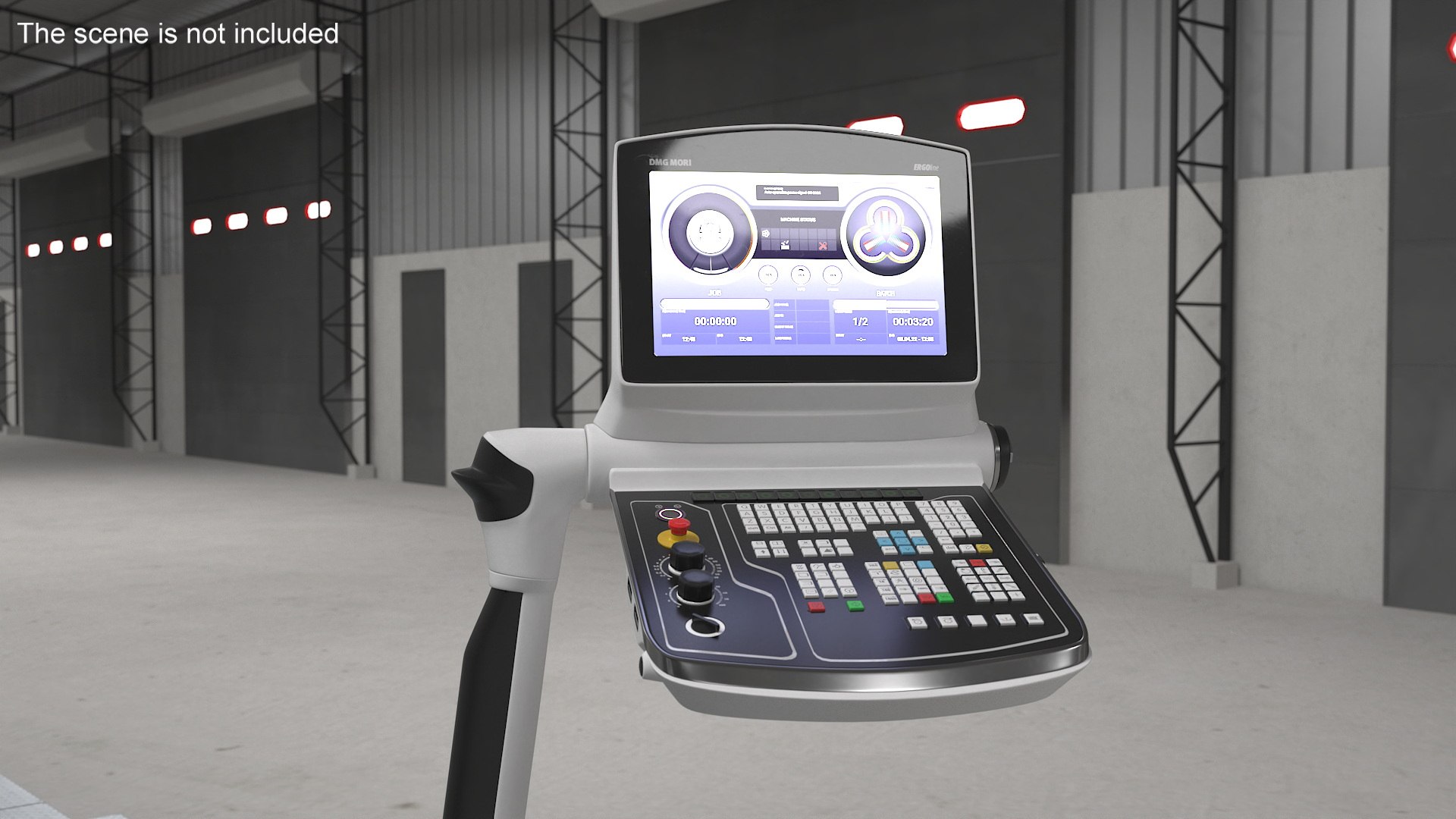 3D Model Program Console For DMU 200 Gantry CNC Machine - TurboSquid ...