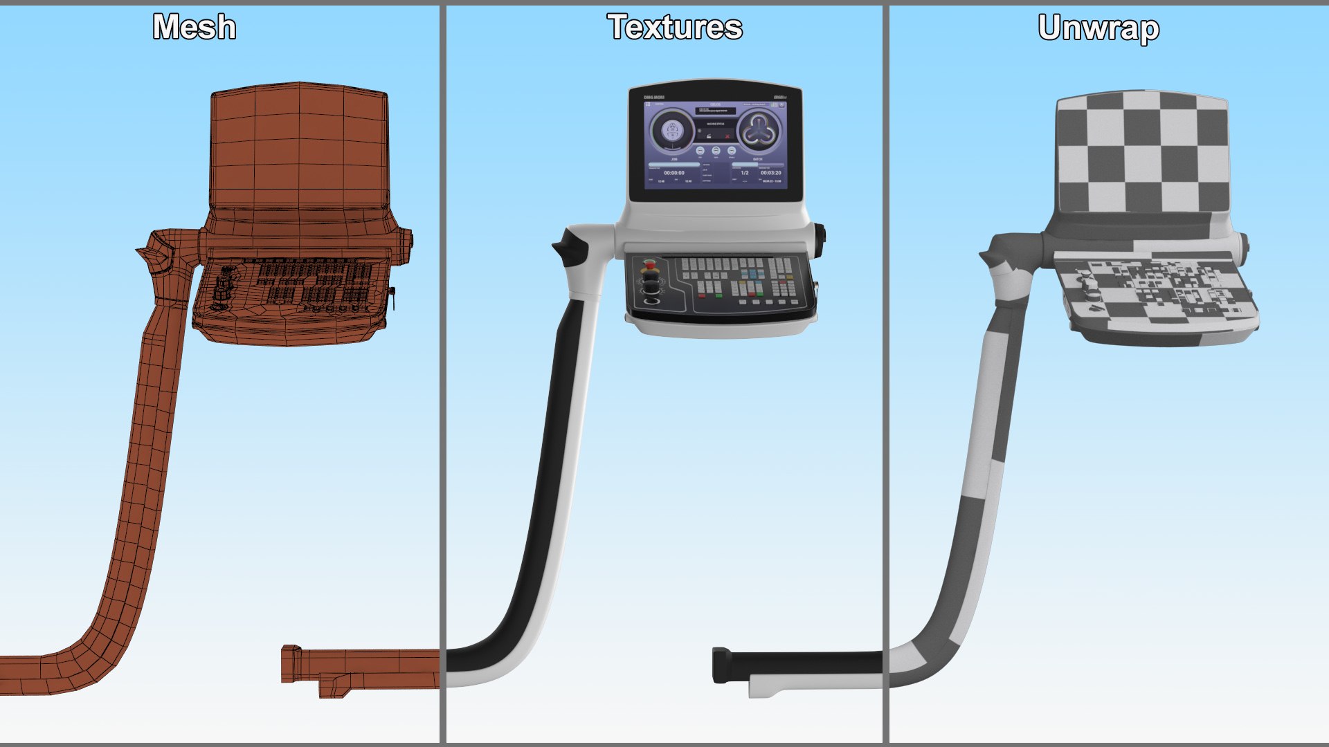 3D Model Program Console For DMU 200 Gantry CNC Machine - TurboSquid ...