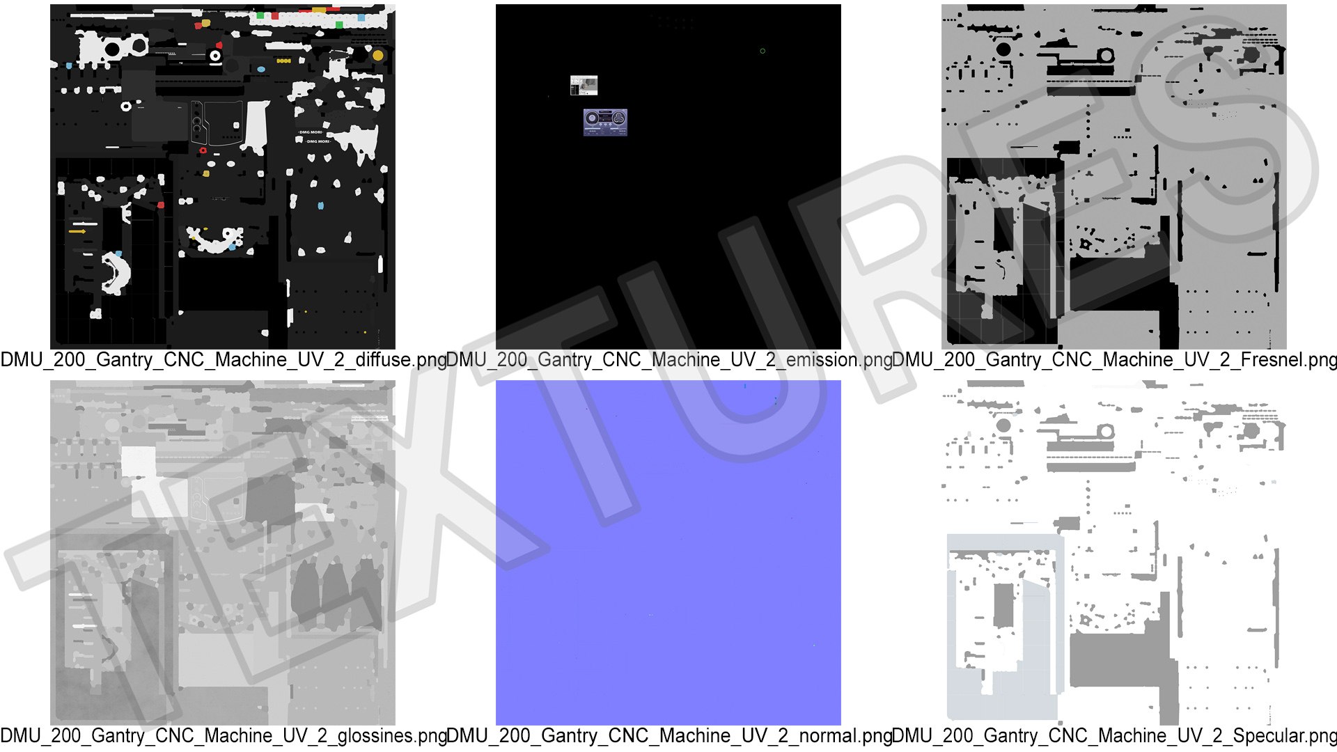3D Model Program Console For DMU 200 Gantry CNC Machine - TurboSquid ...