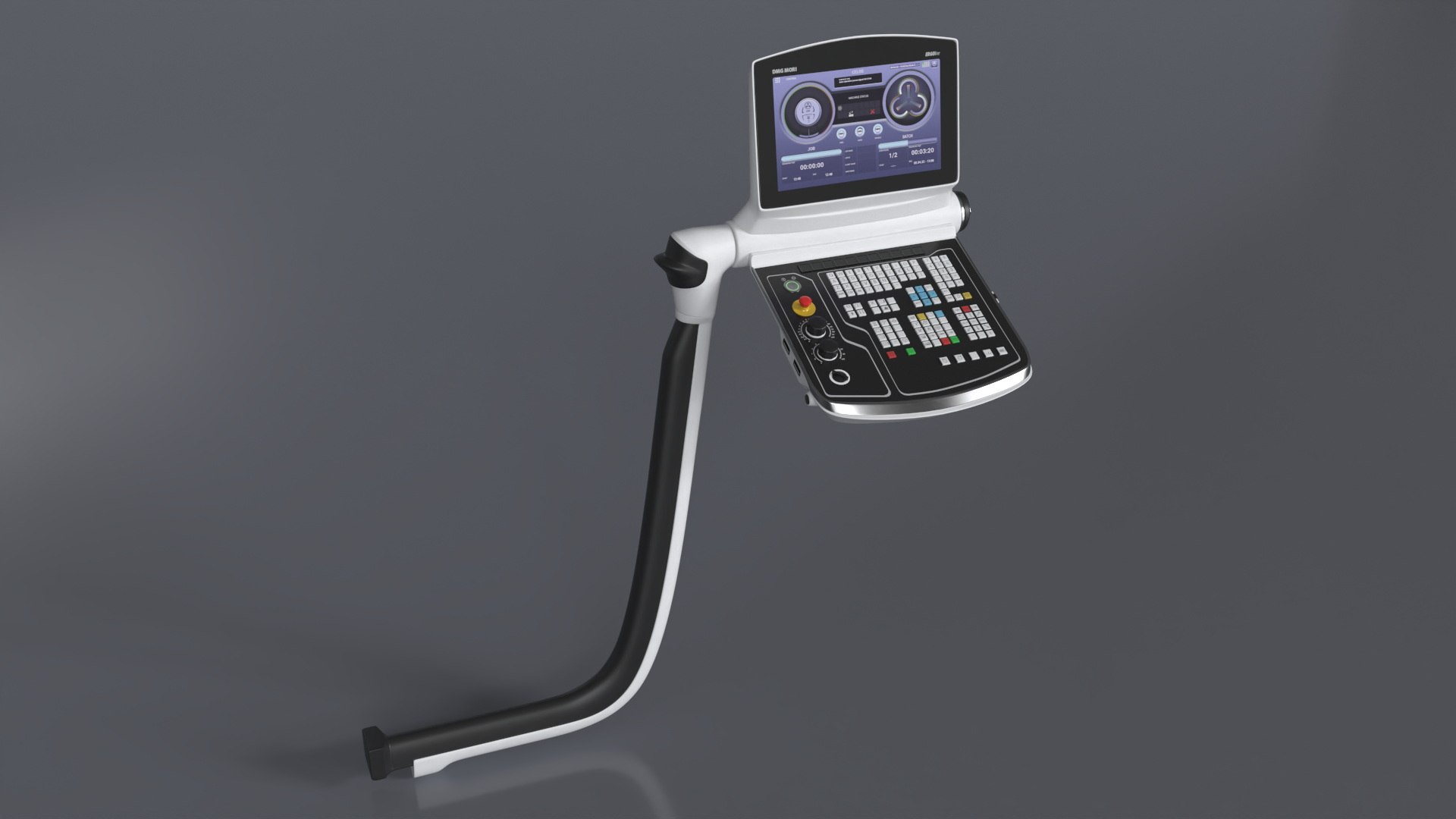 3D Model Program Console For DMU 200 Gantry CNC Machine - TurboSquid ...