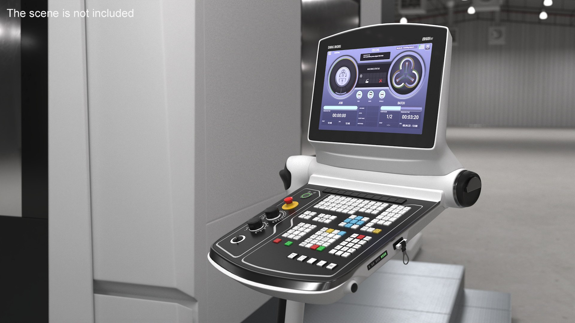 3D Model Program Console For DMU 200 Gantry CNC Machine - TurboSquid ...