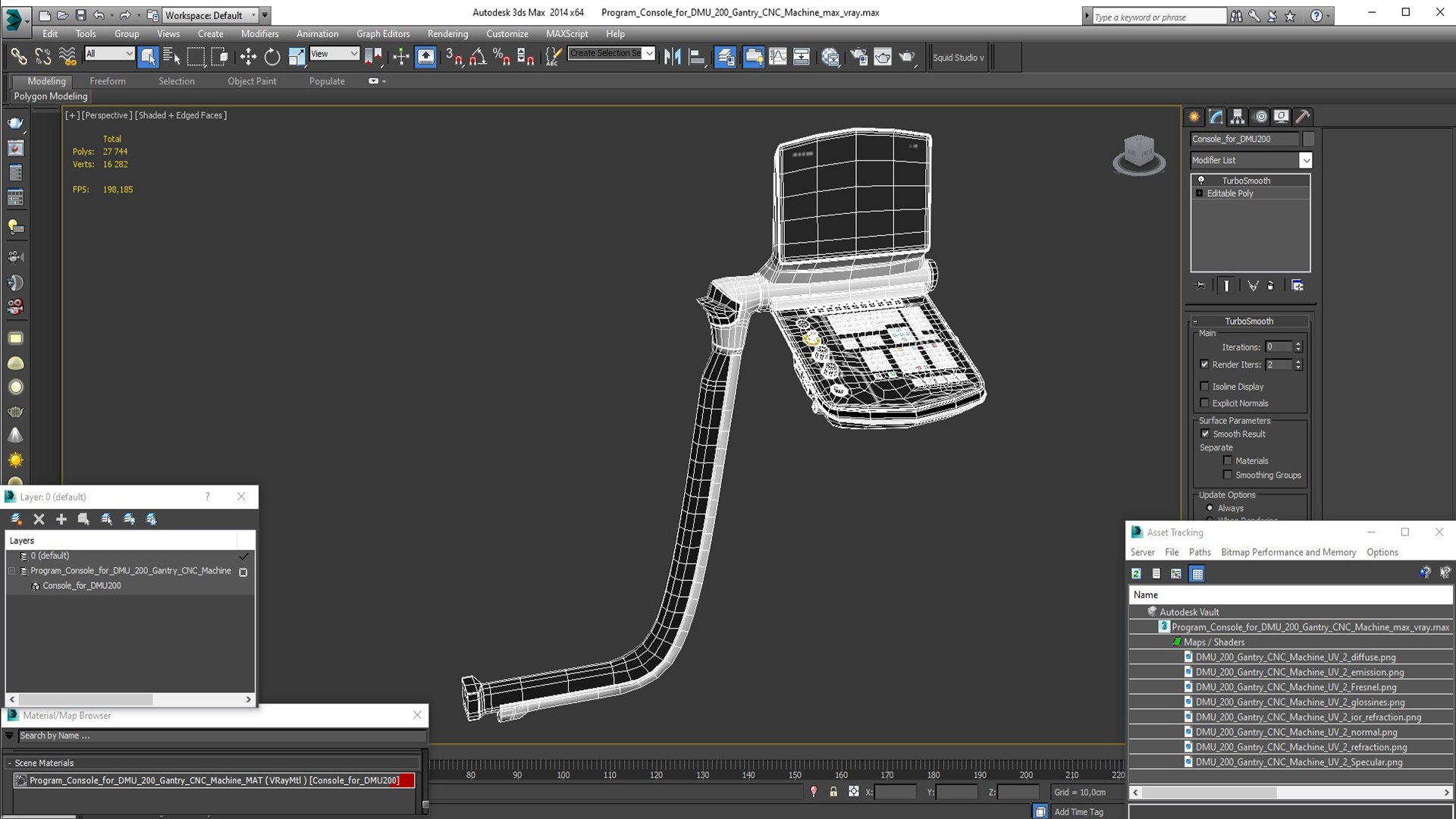 3D Model Program Console For DMU 200 Gantry CNC Machine - TurboSquid ...