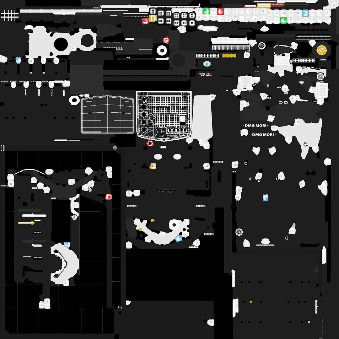 3D Model Program Console For DMU 200 Gantry CNC Machine - TurboSquid ...