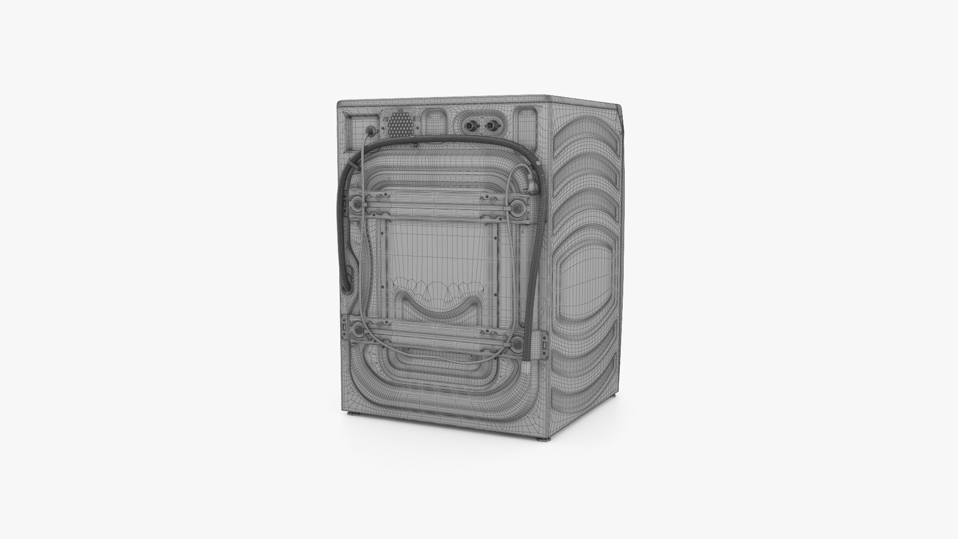 GE GFW850SPNRS Front Load Washing Machine 3D Model - TurboSquid 2076569