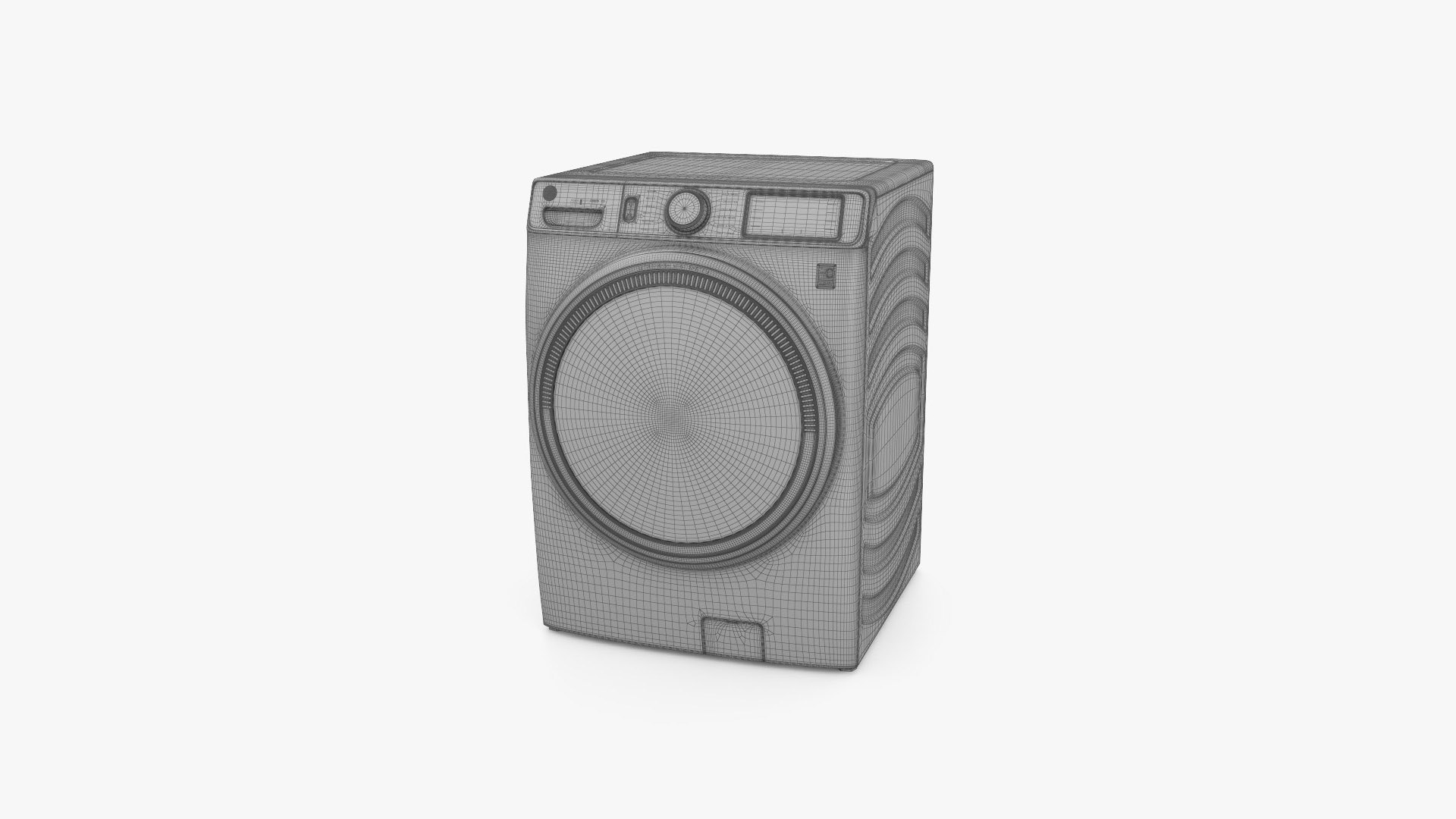 GE GFW850SPNRS Front Load Washing Machine 3D Model - TurboSquid 2076569