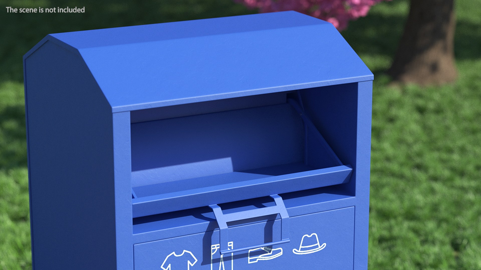 Blue Drop Box Rigged 3D - TurboSquid 2051006