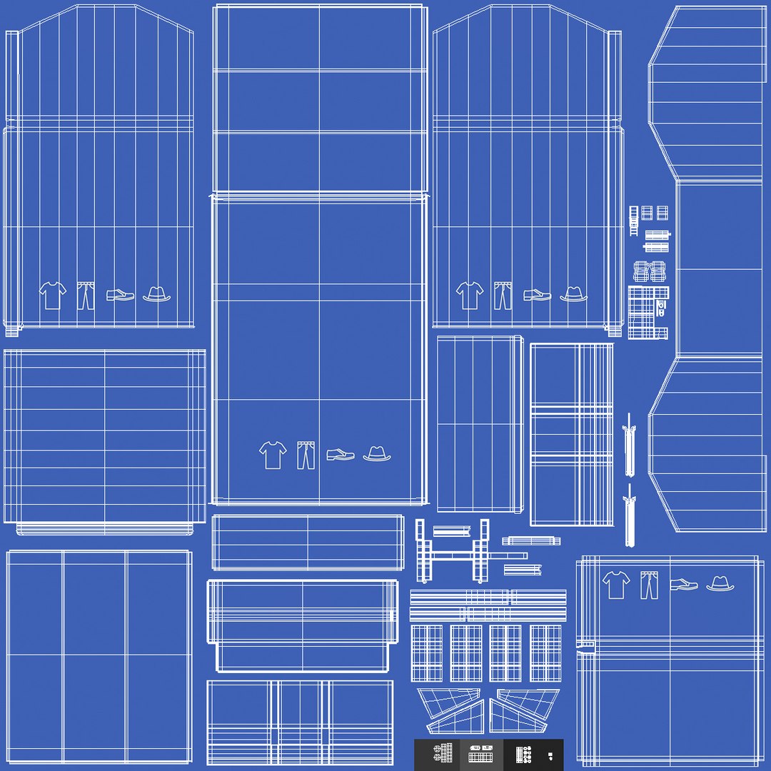 Blue Drop Box Rigged 3D - TurboSquid 2051006