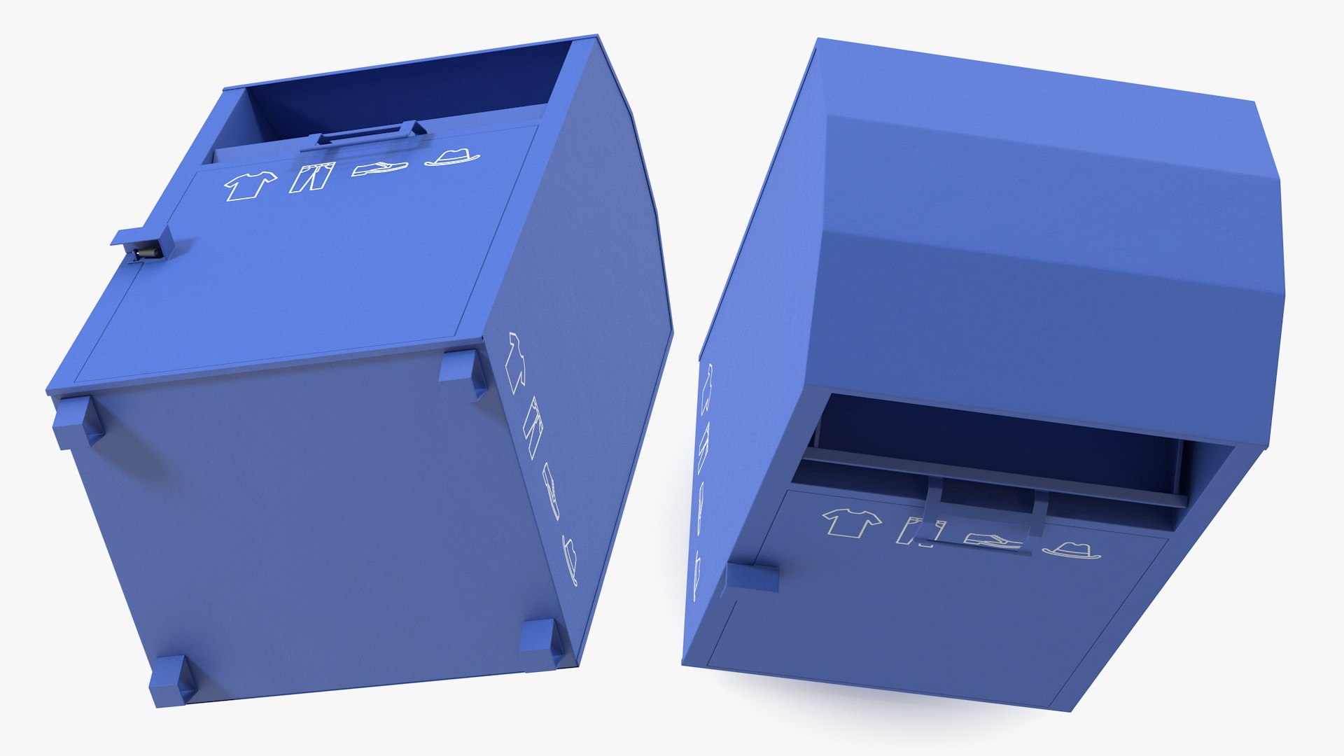 Blue Drop Box Rigged 3D - TurboSquid 2051006