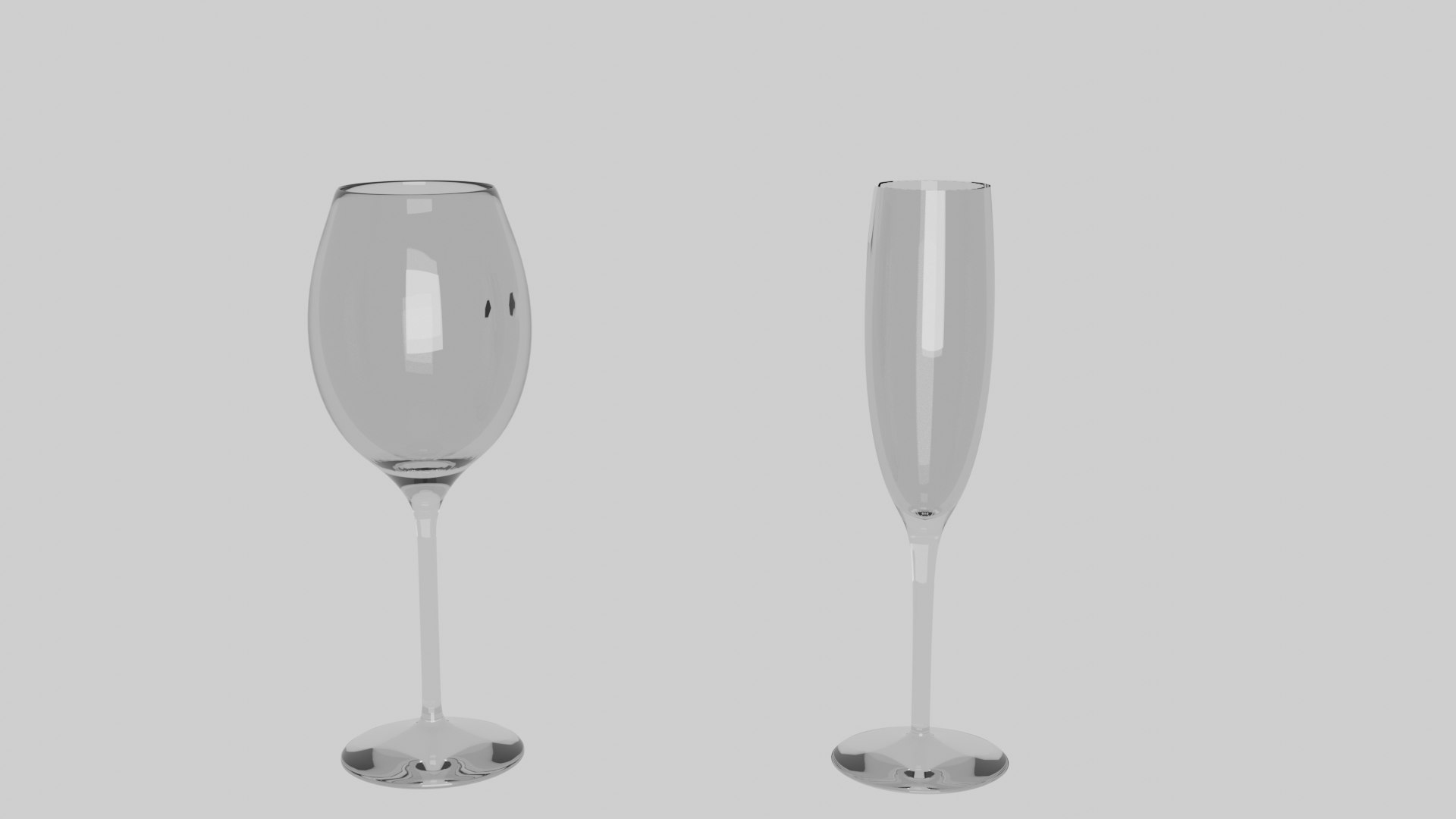 Set Glass Wine 2 3D Model - TurboSquid 1392088