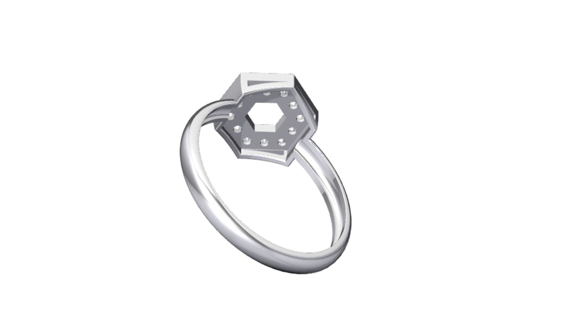 Hexagon Ring 3D - TurboSquid 2275484