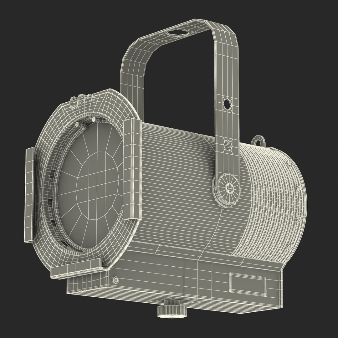 3d fresnel strand led light model