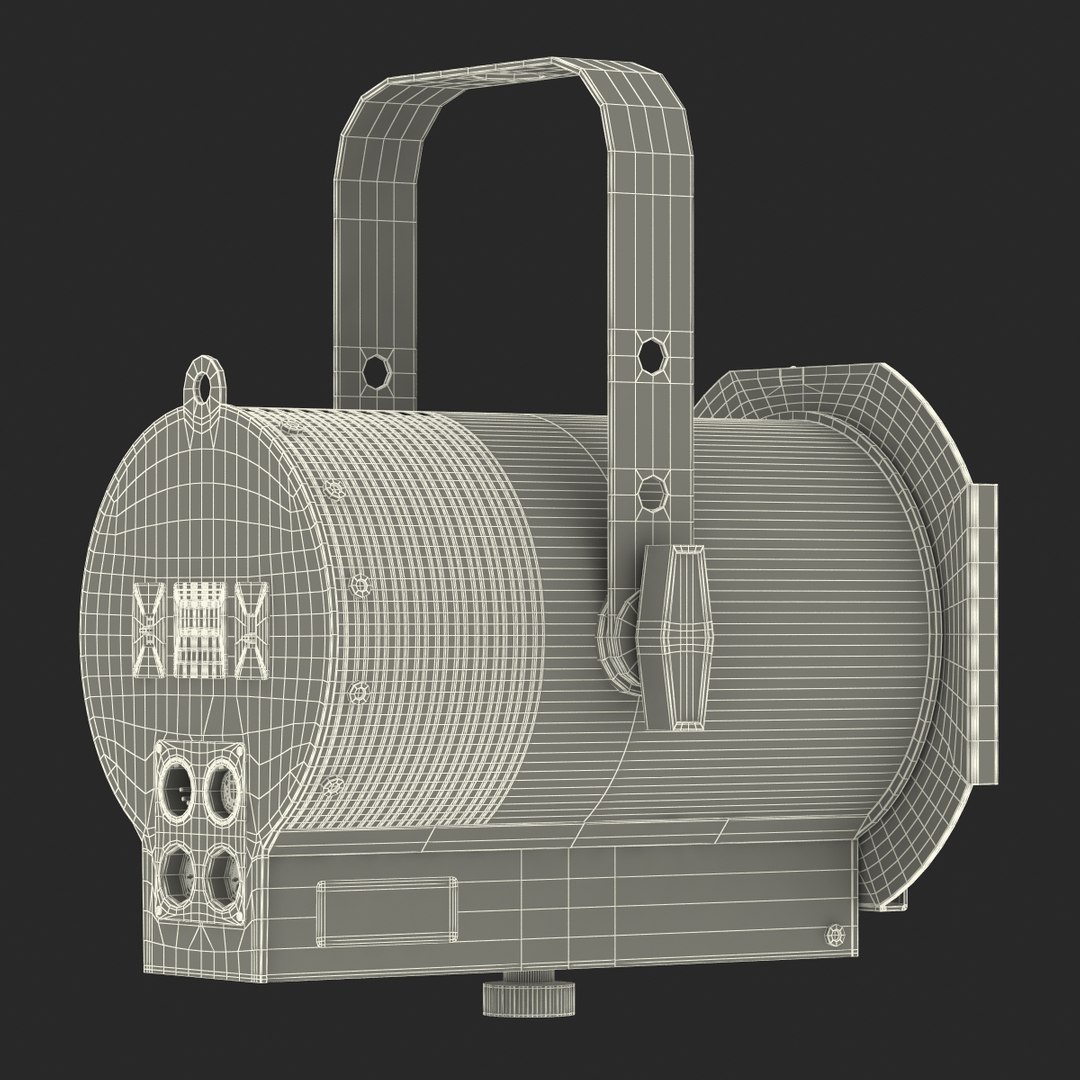 3d fresnel strand led light model