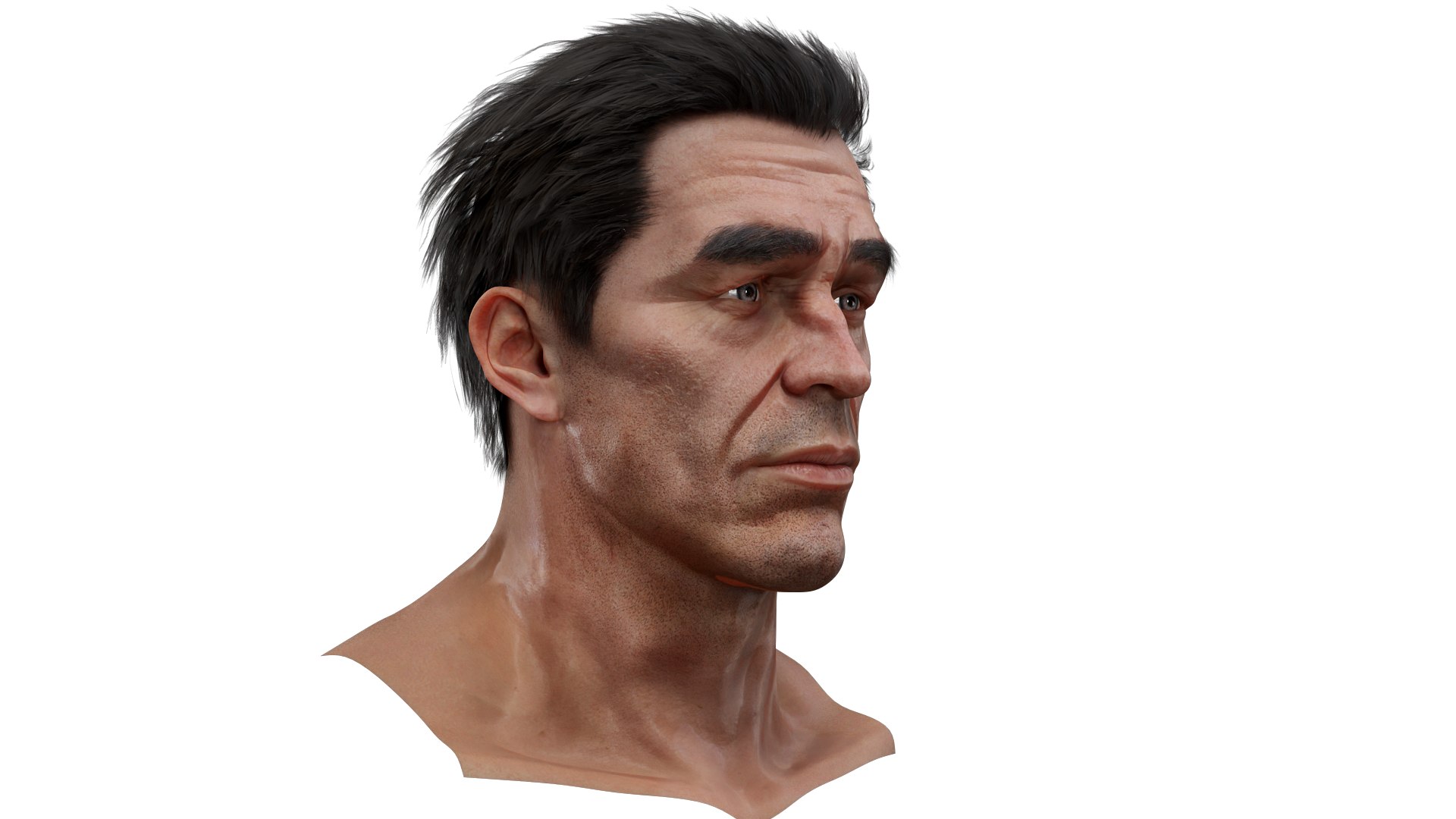 Sean Realistic Model Of Male Head 3D Model - TurboSquid 1793241