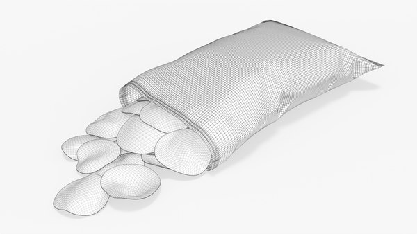Mockup folds potato model - TurboSquid 1708170