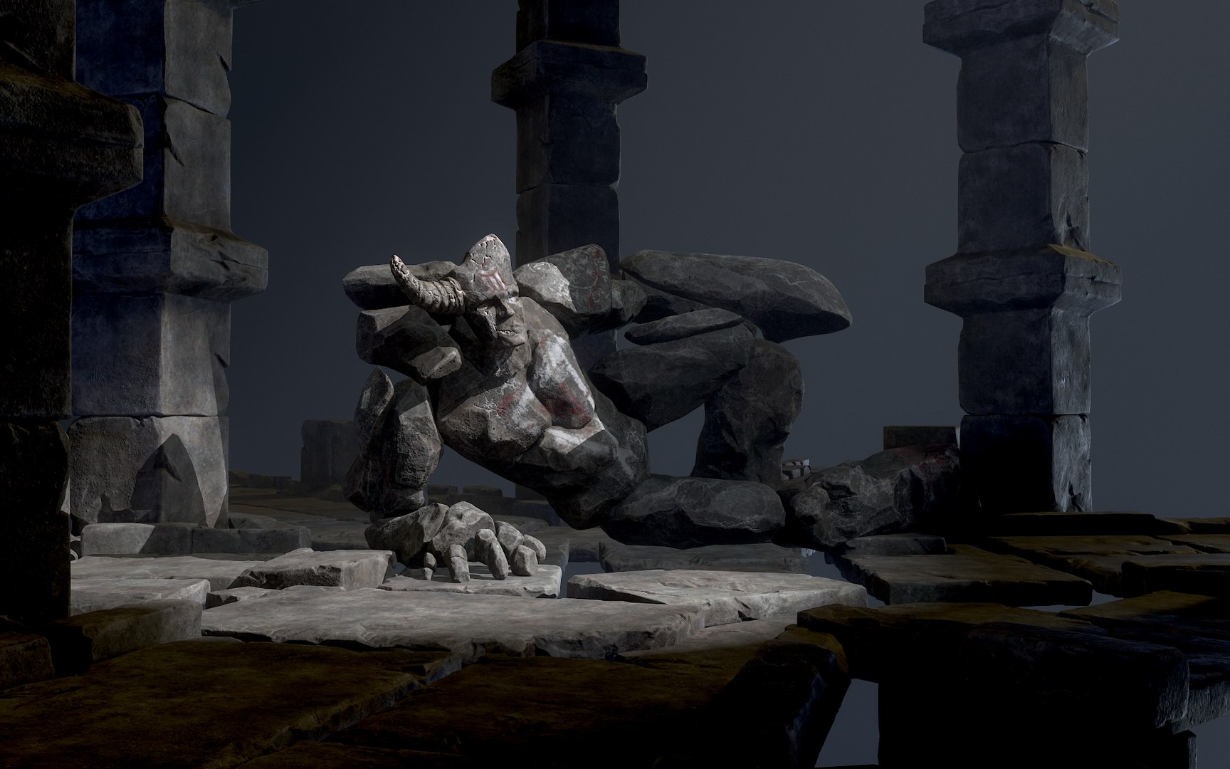 Elemental Golems 3D model - TurboSquid 1738767