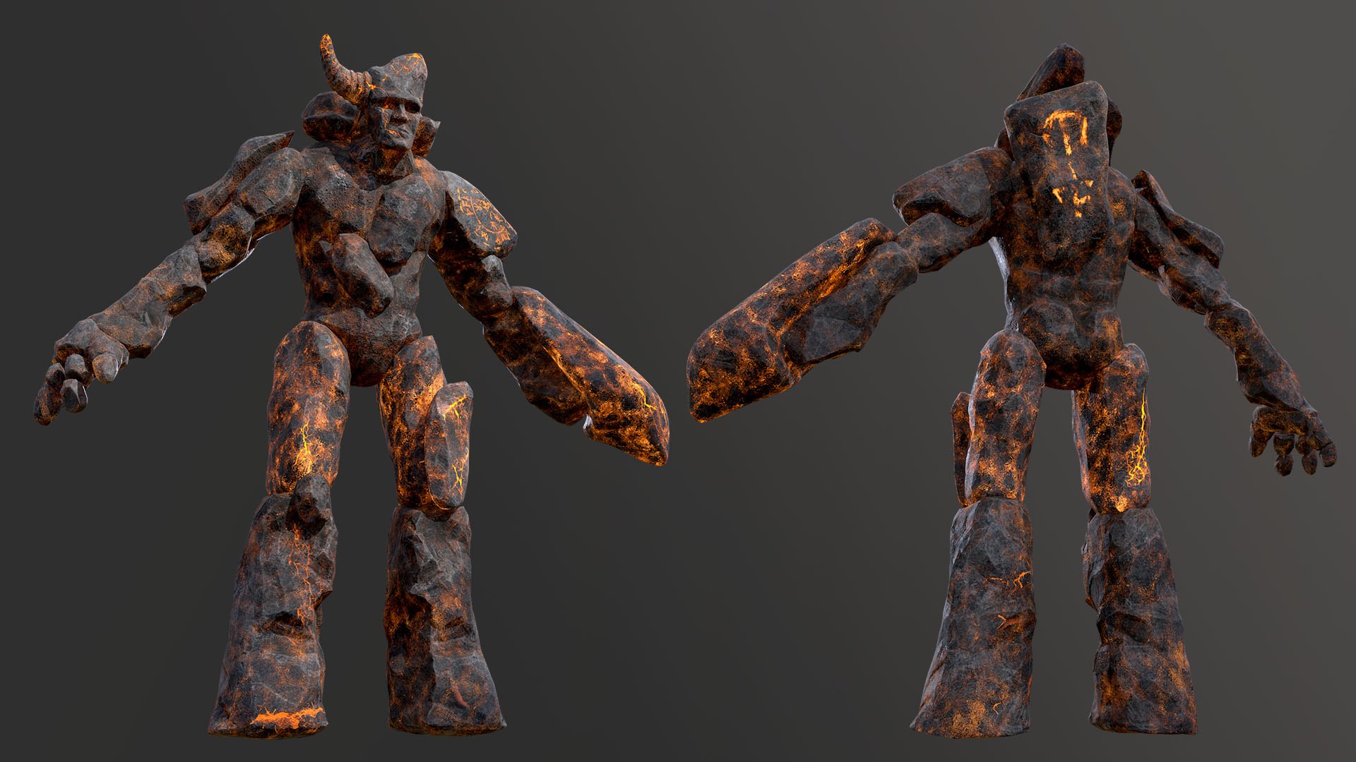 Elemental Golems 3D Model - TurboSquid 1738767
