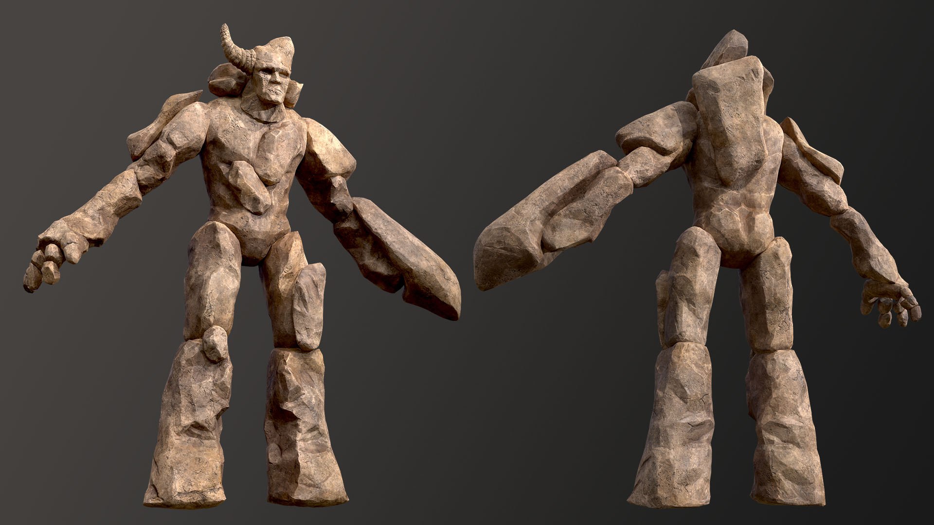 Elemental Golems 3D Model - TurboSquid 1738767
