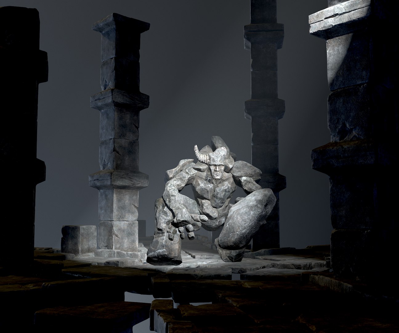 Elemental Golems 3D model - TurboSquid 1738767