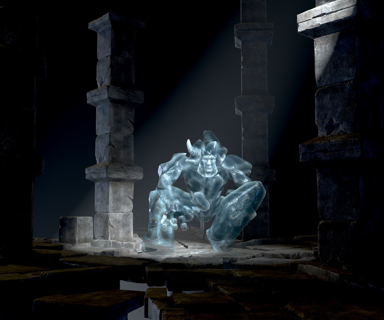 Elemental Golems 3D model - TurboSquid 1738767