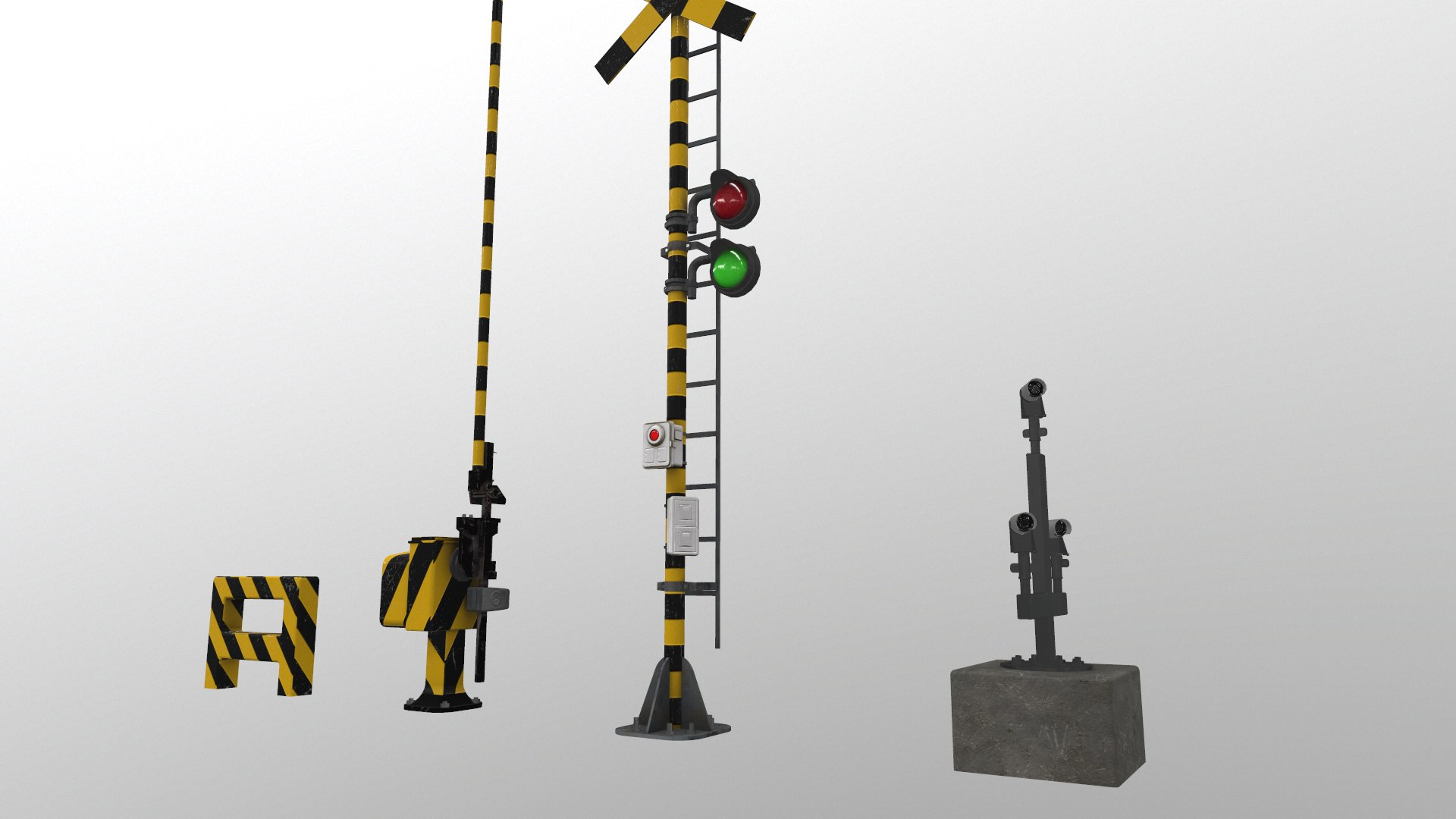3D Model Japan Train Railway Signalling - TurboSquid 1916233