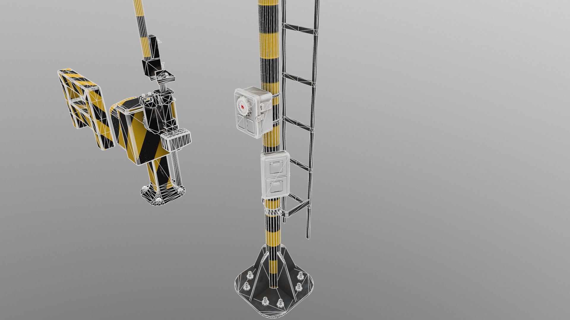 3D Model Japan Train Railway Signalling - TurboSquid 1916233
