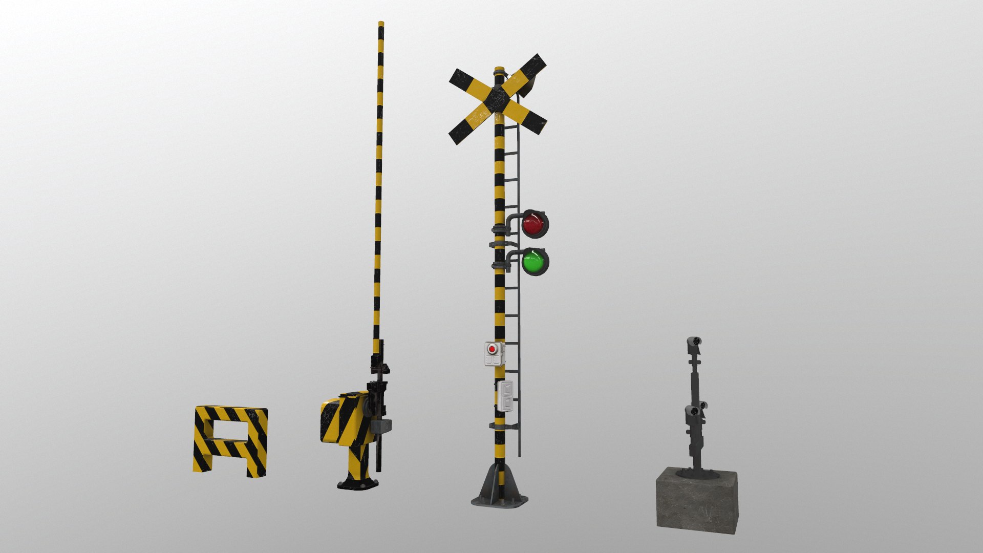 3D Model Japan Train Railway Signalling - TurboSquid 1916233
