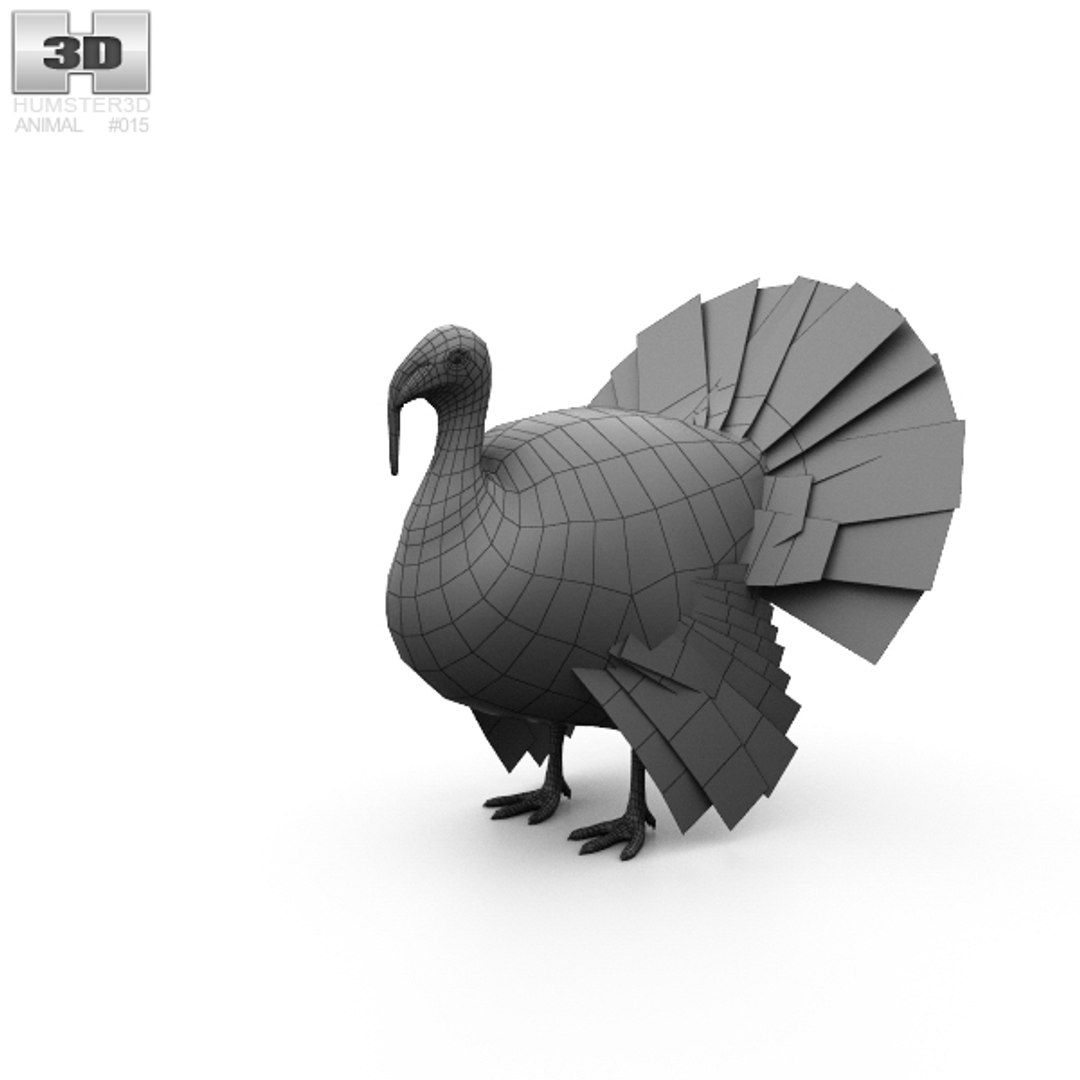 3D turkey model | 1147706 | TurboSquid