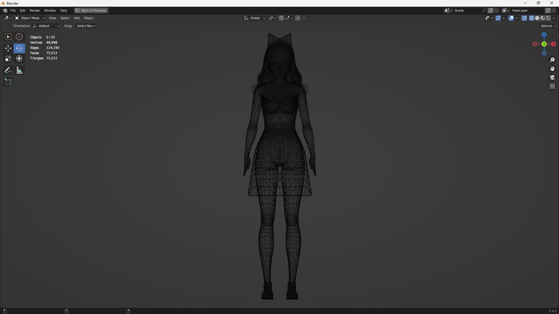 Casual Clothes 0022 - Rig - Unreal - Unity - Blender - Animated ...