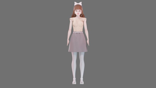 Ubrania codzienne 0022 - Rig - Unreal - Unity - Blender - Animowane ...