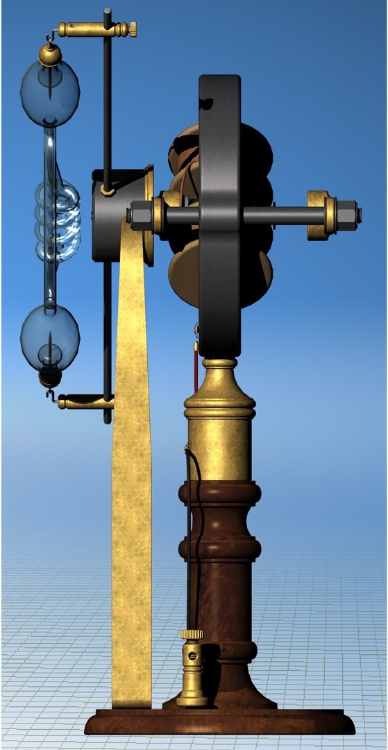 3D geissler tube rotor assembly - TurboSquid 1400856