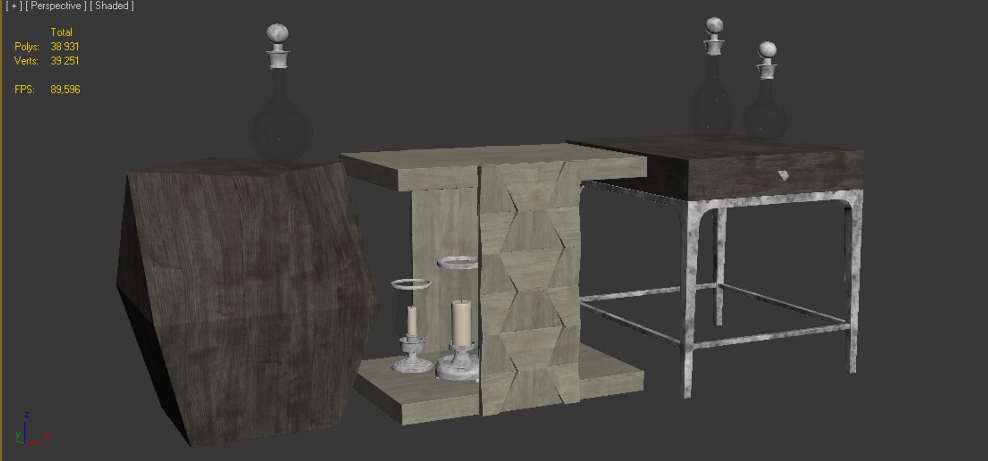 3D Linea End Table Model - TurboSquid 1351589