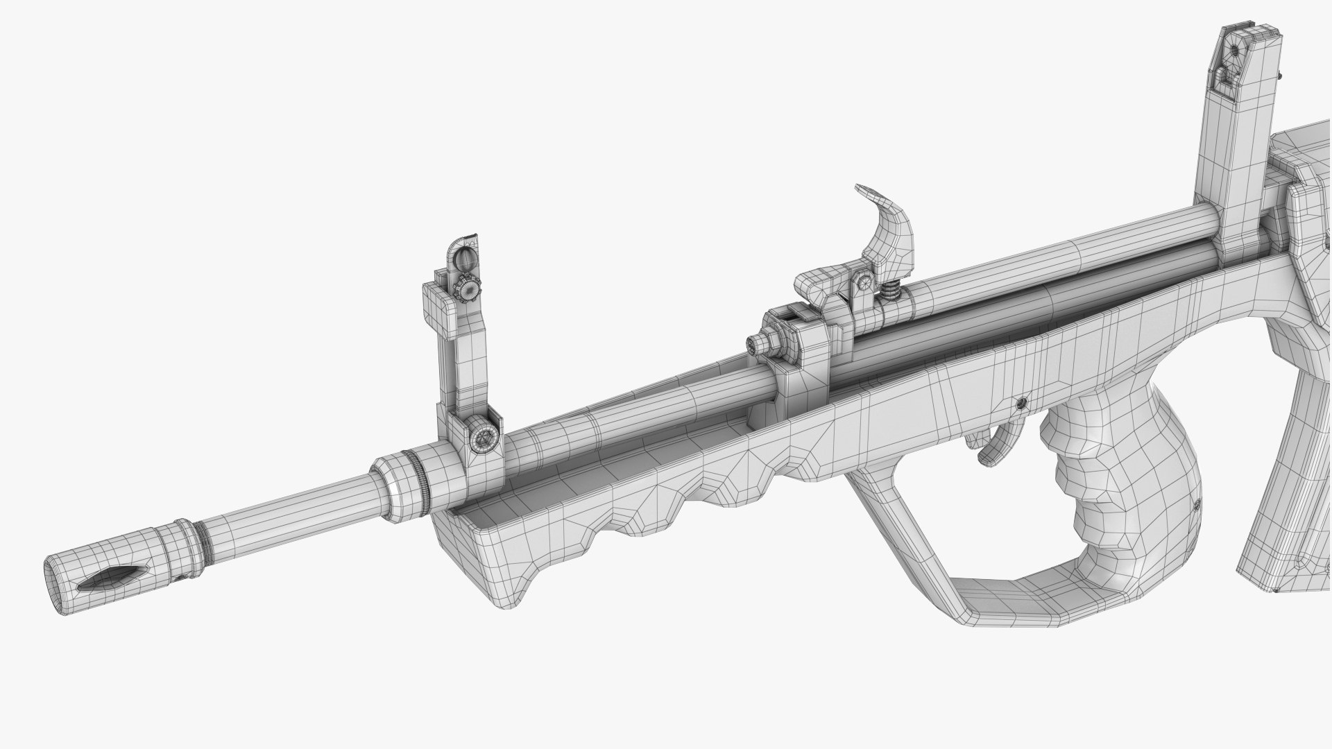 Famas G2 No Materials 3D model - TurboSquid 2040768