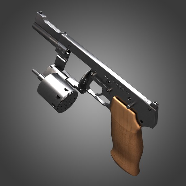 3d model mateba mtr-8 revolver