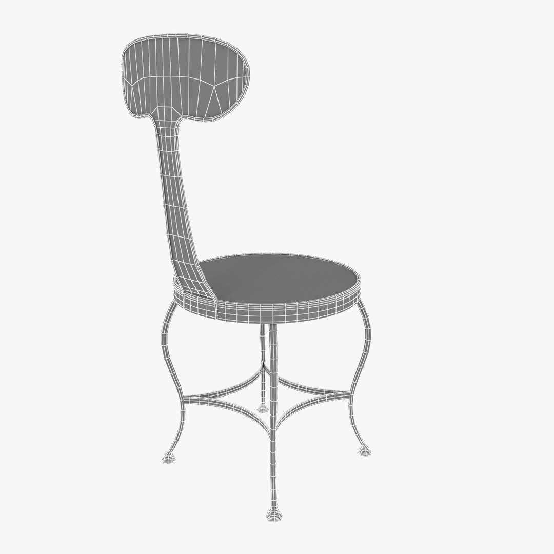 3d Metal Chair Clock